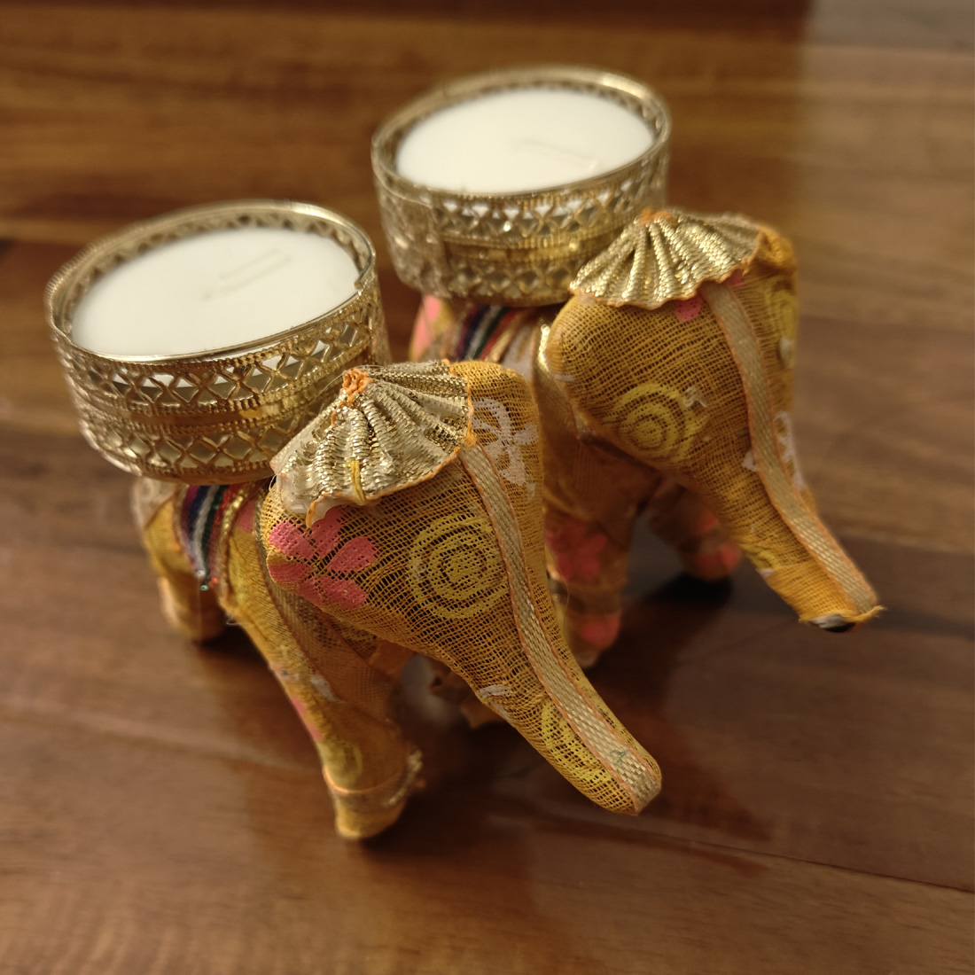 Yellow Elephant Candle Holder – Sandhya Designer Studio